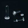 Labret Retainers, Crystal – Gorilla Glass