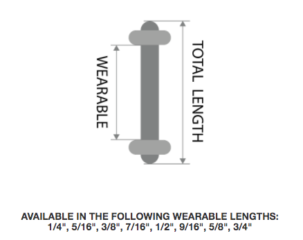 No Flare Retainers, Crystal - Gorilla Glass