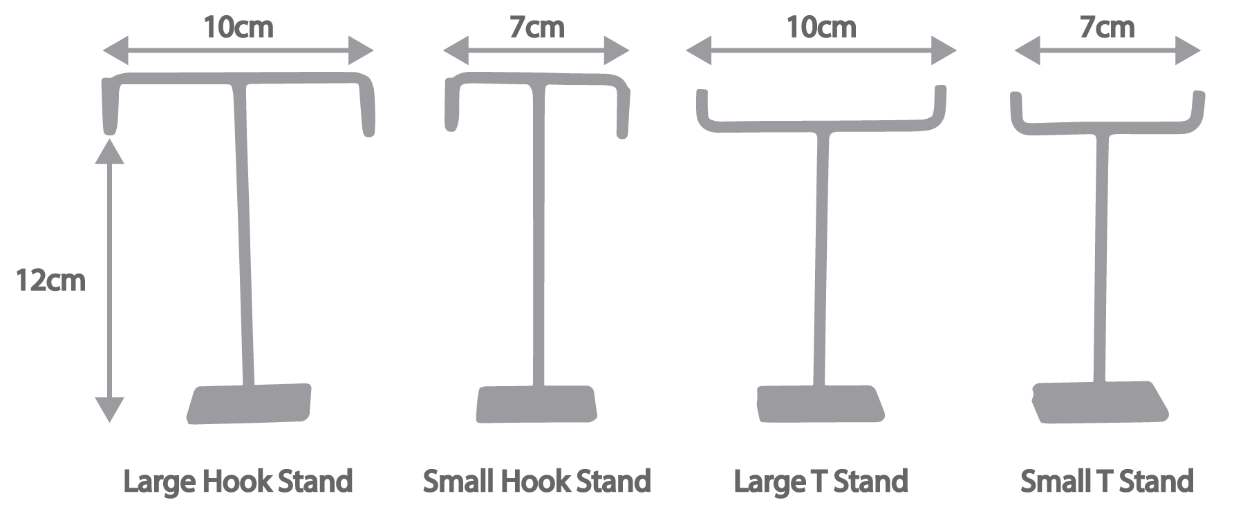 Steel Stands - Gorilla Glass